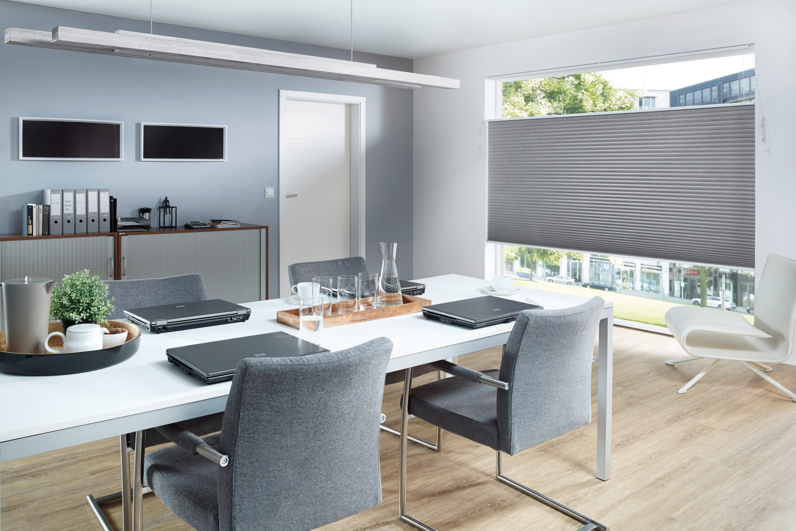 Pleated Frameless Blinds - Perfa
